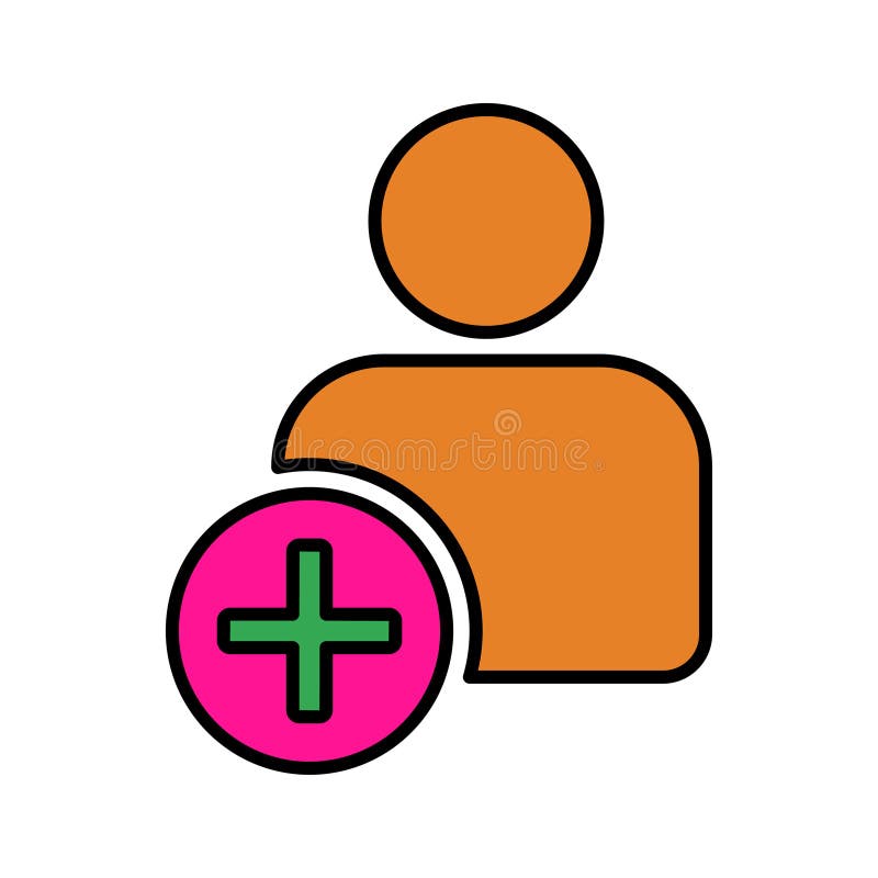 Add people icon stock illustration. Illustration of connection - 279343823