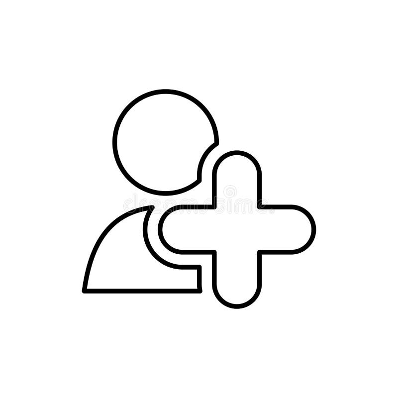 Add people symbol stock illustration. Illustration of plus - 86418930
