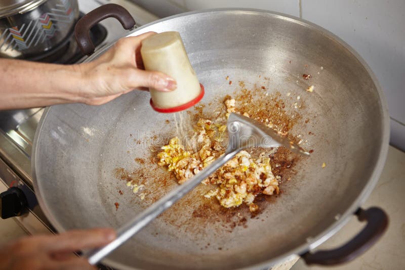 Add pepper stock image. Image of spatula, kitchen, chinese - 49785355