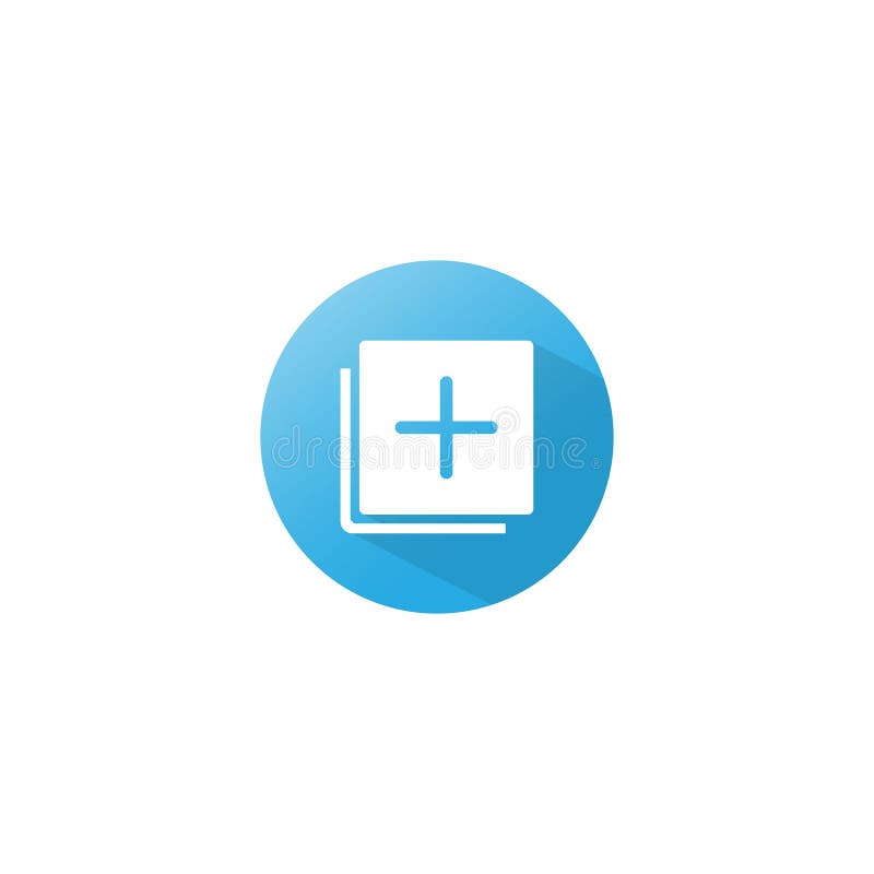 Add Playlist Icon Vector in Trendy Flat Style. Save Symbol Illustration ...