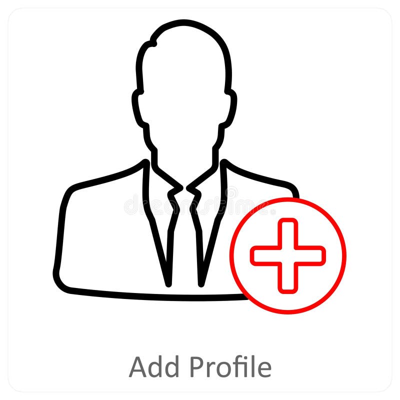 Add Profile stock illustration. Illustration of person - 340052932