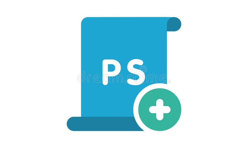 Postscript Icon Stock Illustrations – 116 Postscript Icon Stock ...
