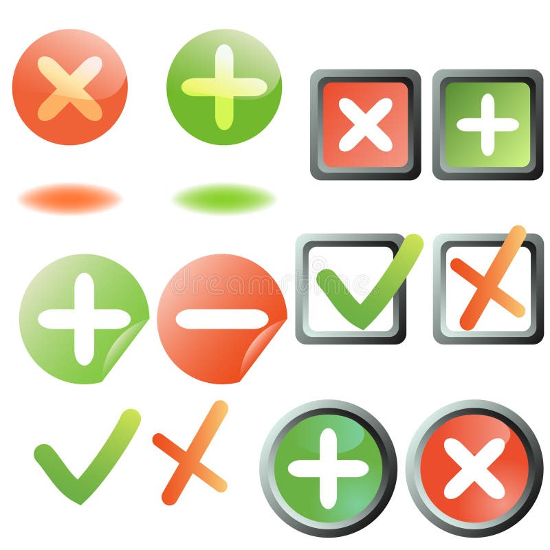 Add and remove buttons stock vector. Illustration of button - 28410616