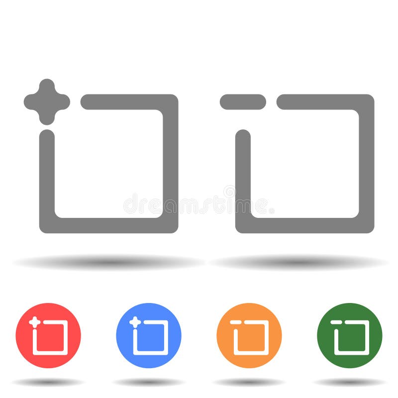 Add and Remove Page Windows Vector Stock Vector - Illustration of frame ...