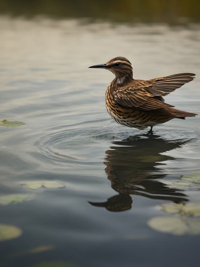 Add Ripples on the Water S Surface To Indicate the Bird S Movement and ...