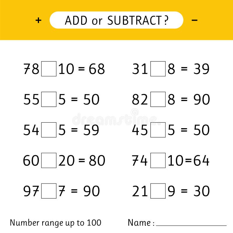 Add or Subtract. Number Range Up To 20. Addition and Subtraction ... Add or Subtract. Number Range Up To 20. Addition and Subtraction ...