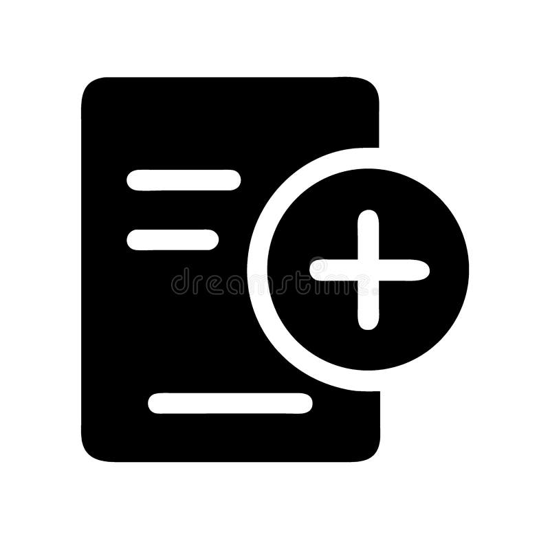Add task icon stock illustration. Illustration of productivity - 381149188