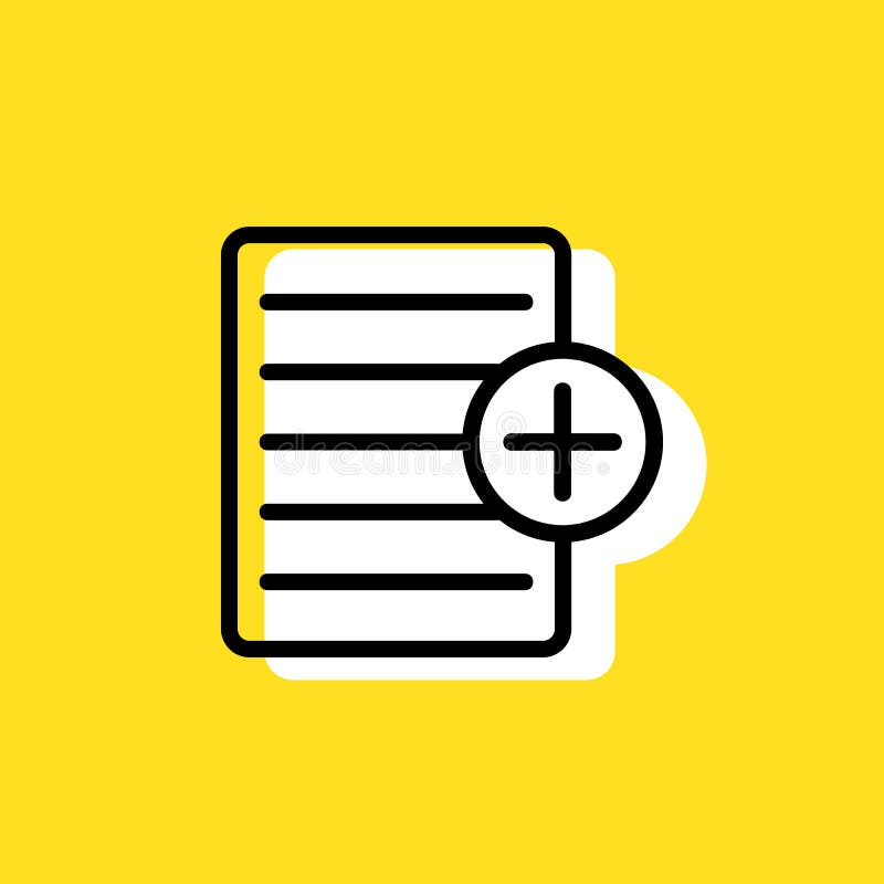 Plus Simple Square Negative Space Symbol Logo Vector Stock Vector ...