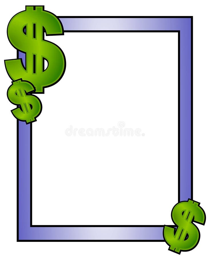 Add Text Money Finances Paper Stock Vector - Illustration of frames ...