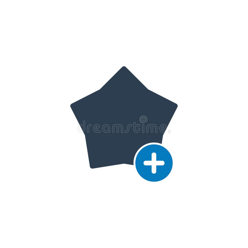 Add To Bookmark Icon. with Star and Tick Symbols Stock Vector ...