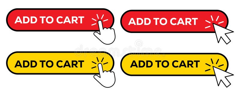 Buy Now Add To Cart Button Shopping Flat Isometric Vector 3d Stock Vector - Illustration of ...