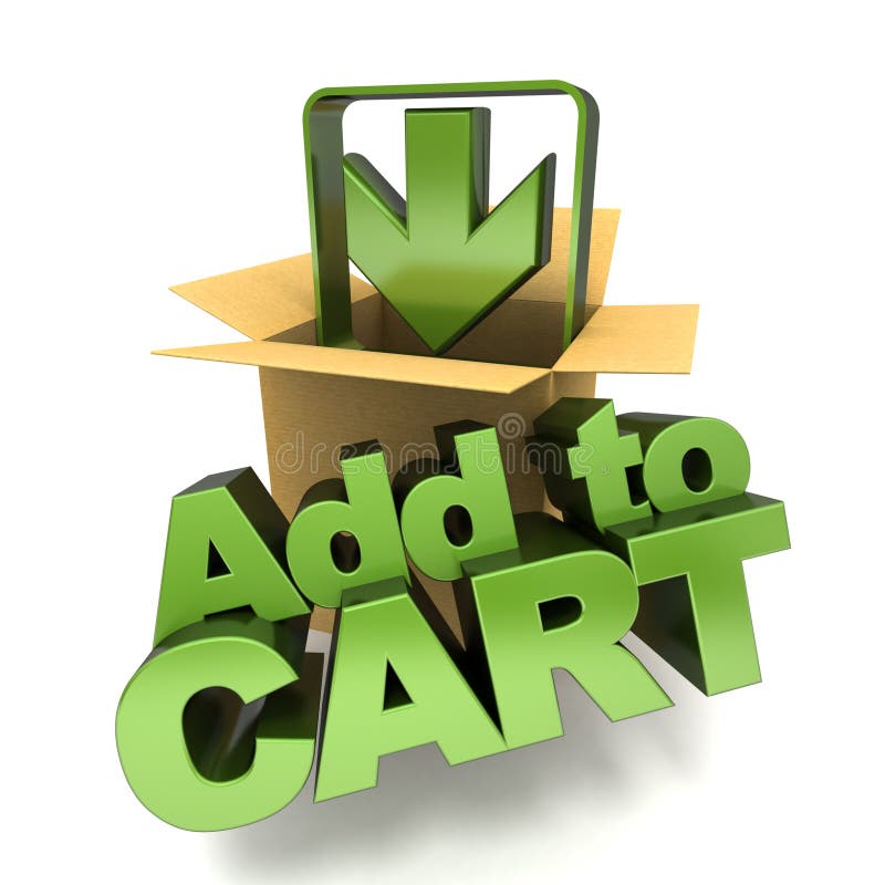 Add to cart button -vector stock vector. Illustration of line - 6099279