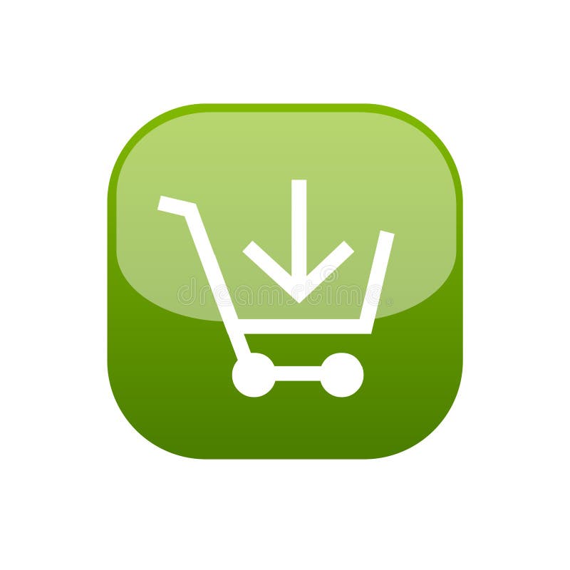 Add to cart web button stock vector. Illustration of online - 9227672