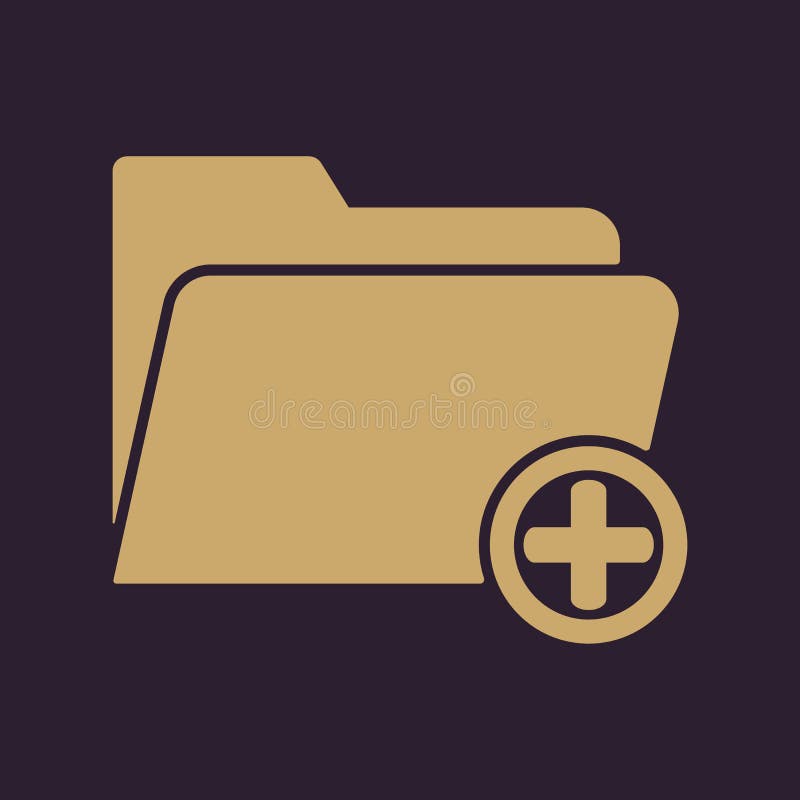 The Archive Folder Icon. Document and Data, Portfolio, Office Symbol ...