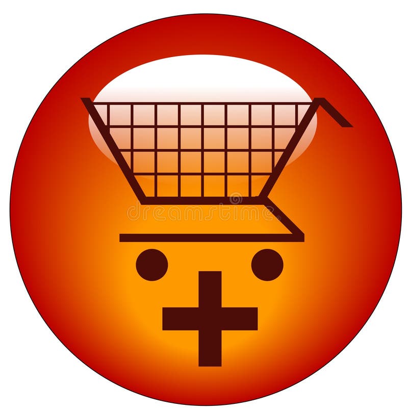 Add to shopping cart icon stock vector. Illustration of sell - 5864935