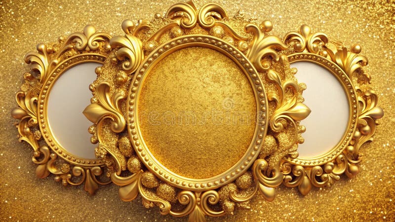 Add a Touch of Opulence To Your Design with Gold Glitter Decorative ...