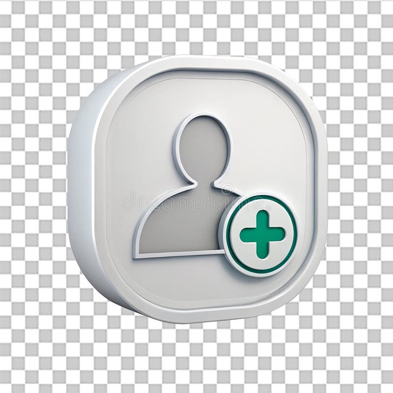 Add User 3D Icon stock illustration. Illustration of community - 365582395