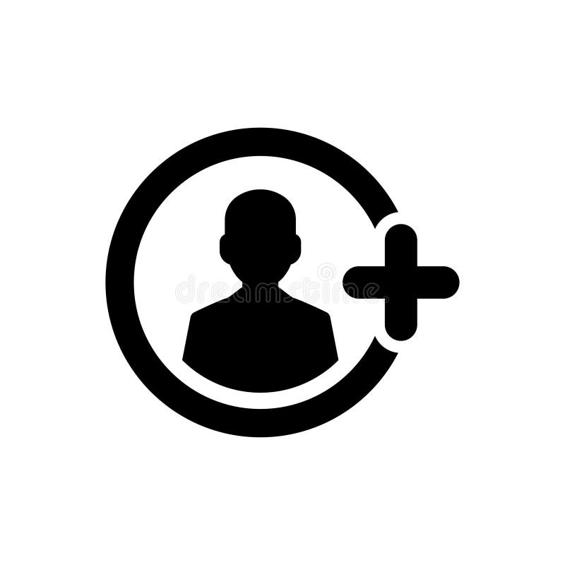 Add User Icon stock vector. Illustration of profile - 192458514