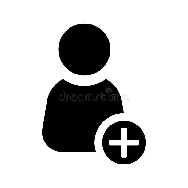Add, user icon stock illustration. Illustration of size - 279338709