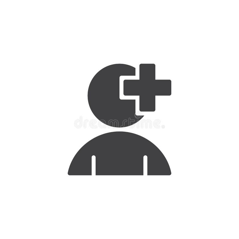 Add user vector icon stock vector. Illustration of flat - 134757900