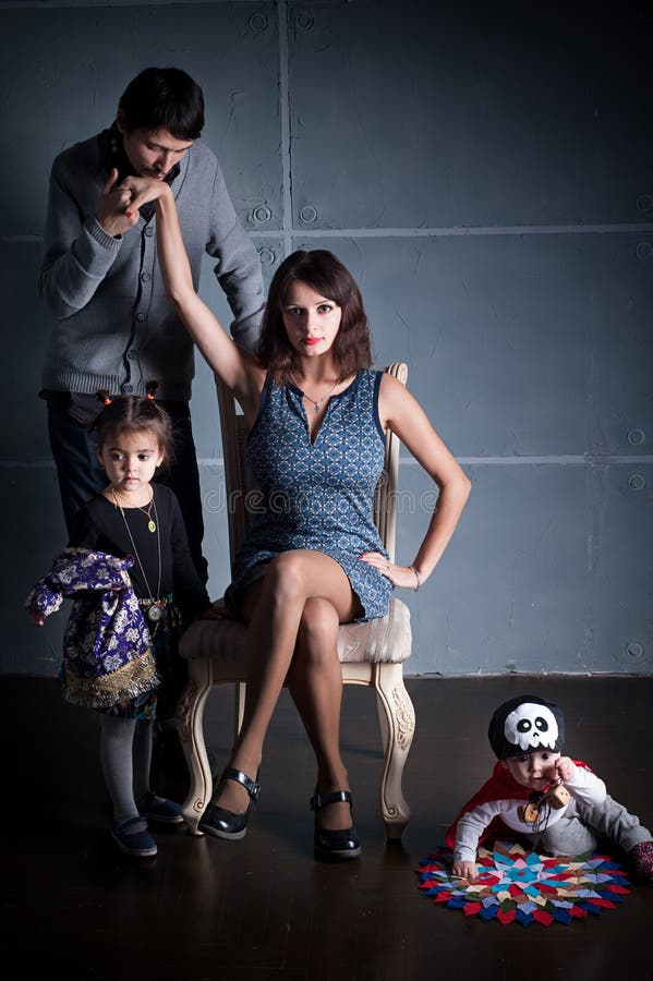 The Addams Family stock image. Image of daring, mother - 54903449