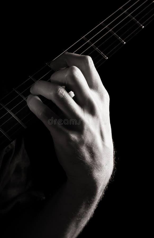 Added Ninth Minor Chord (Dm-add9) Stock Image - Image of guitar ...