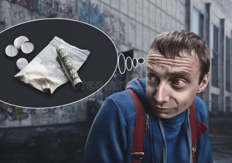 Addict in the street stock photo. Image of danger, addiction - 50511952