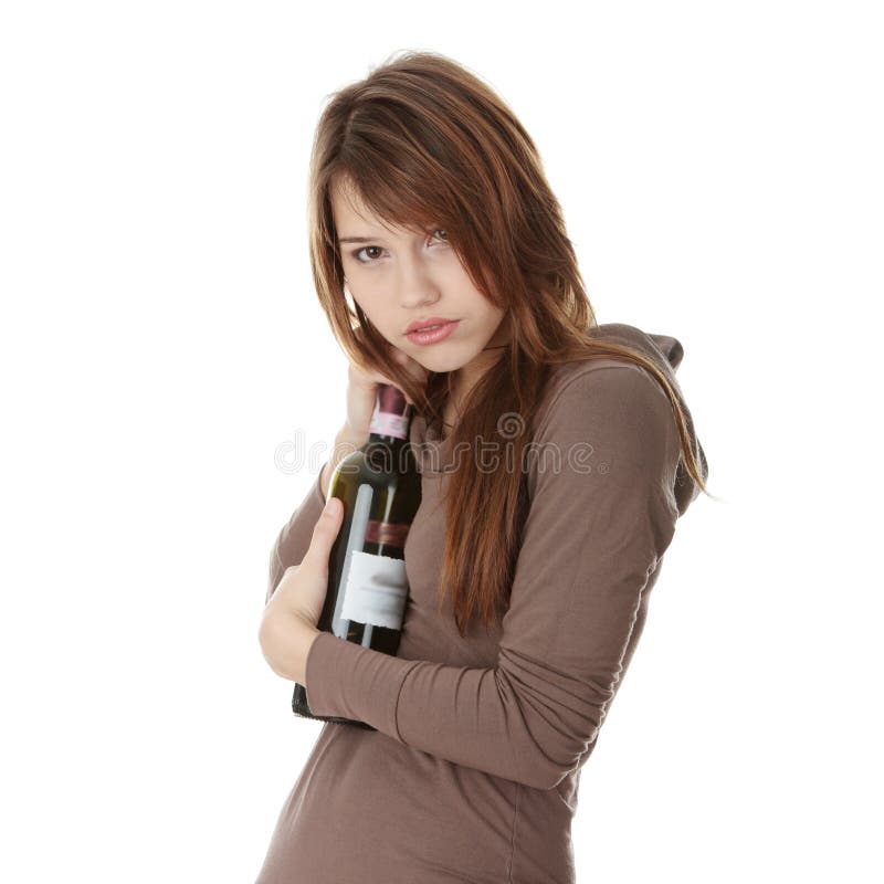Addicted stock image. Image of adult, bottle, lifestyle - 11941013