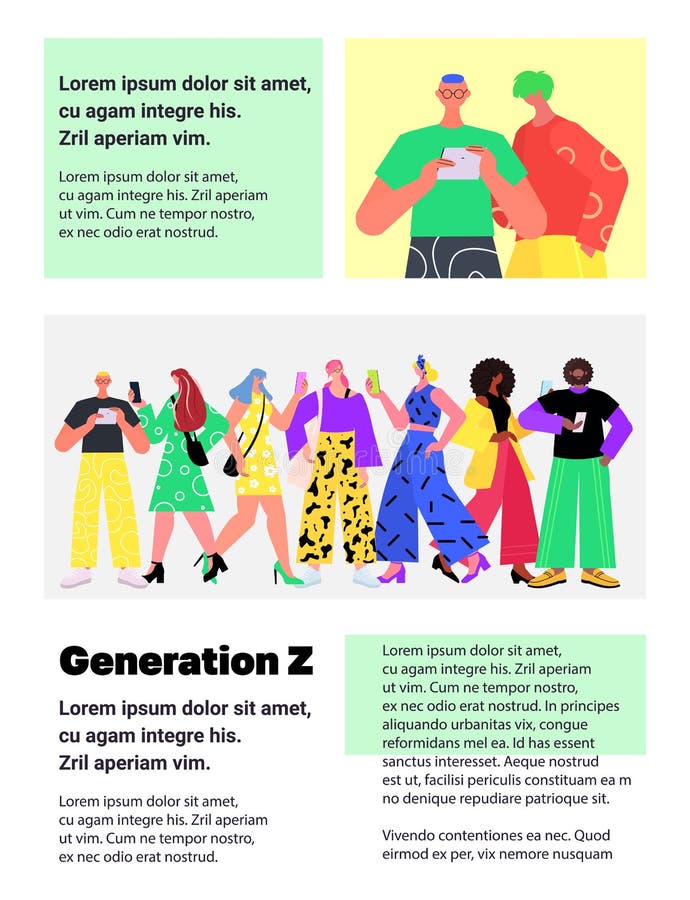 Addicted Young People Using Gadgets Generation Z Digital Addiction ...