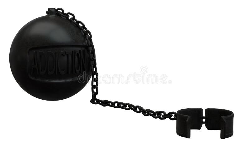 Addiction Ball Chain Stock Illustrations – 56 Addiction Ball Chain ...