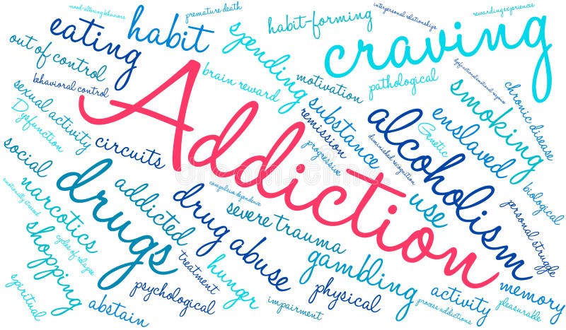 Addiction Word Art