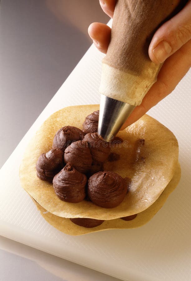 Adding the chocolate stock photo. Image of classical - 23702336