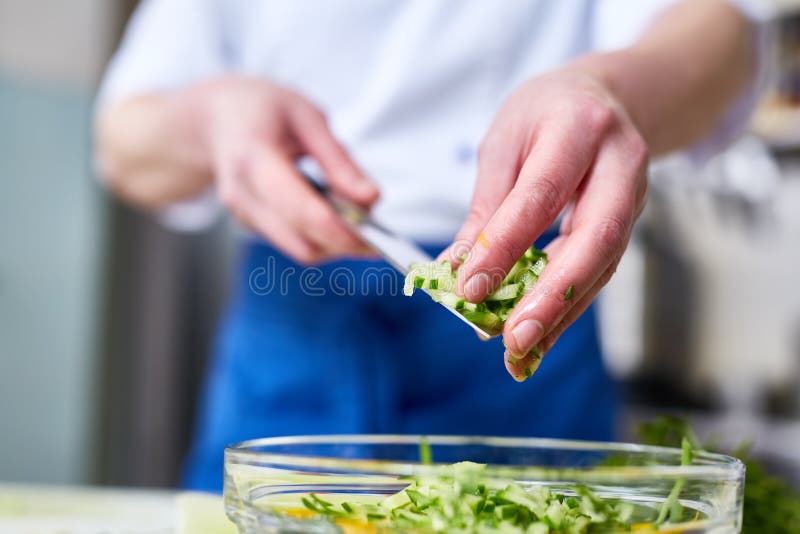 Adding cucumbers stock image. Image of hand, occupation - 92351785