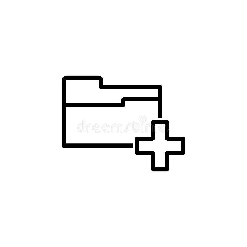 Adding a Folder Icon. Element of Simple Icon for Websites, Web Design ...