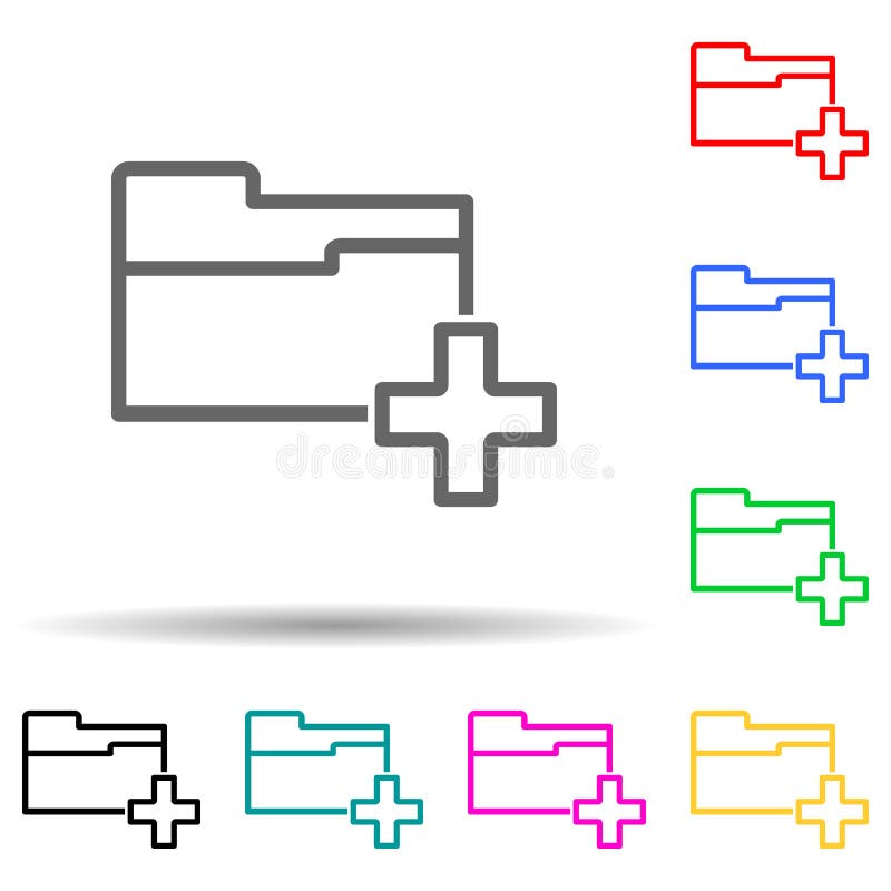 Adding a Folder Icon. Element of Simple Icon for Websites, Web Design ...