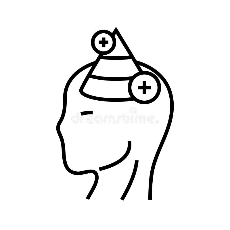 Adding Info Line Icon, Concept Sign, Outline Vector Illustration ...