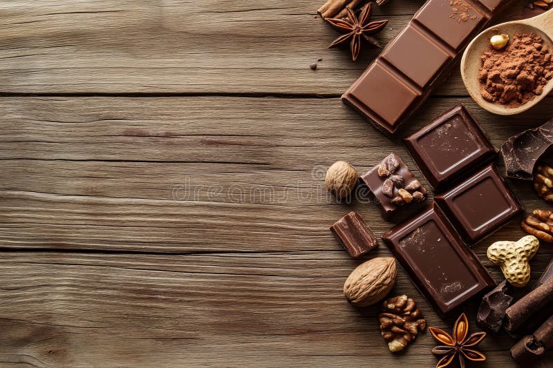 Adding Ingredients To Chocolate - Choco E Ingredienti Stock Image ...