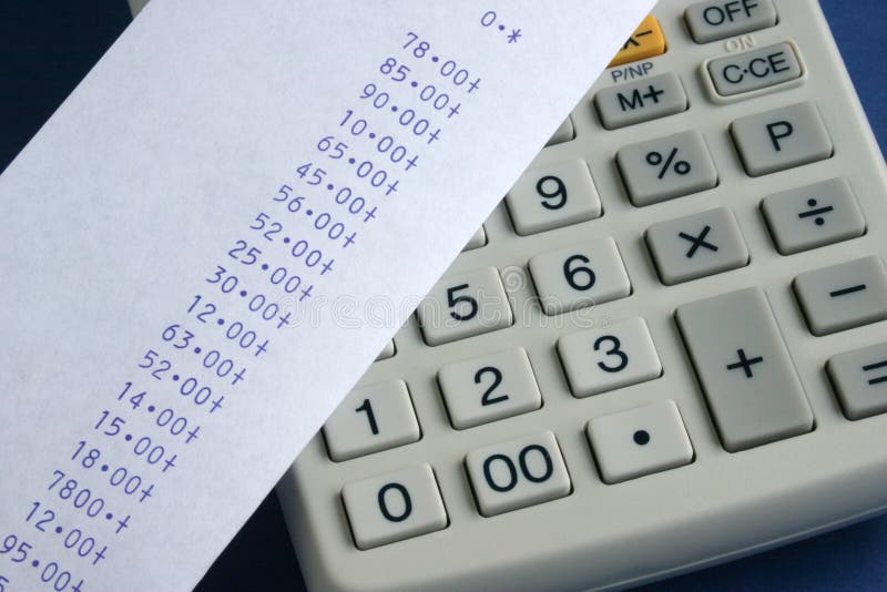 Adding machine stock photo. Image of roll, business, keypad - 14638