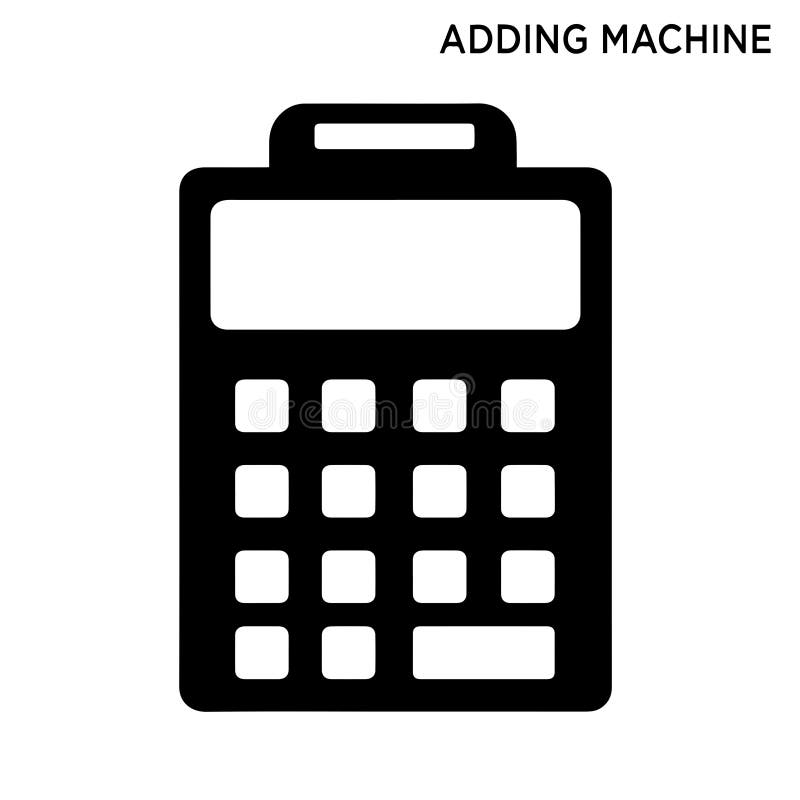 Adding Machine Clipart