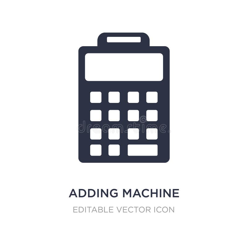Adding machine sketch stock illustration. Illustration of accounting ...