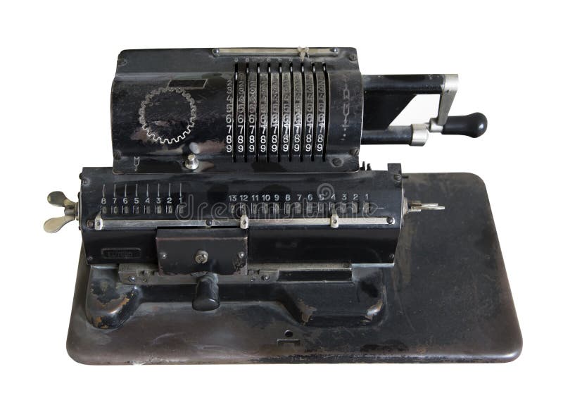 Old adding machine buttons stock image. Image of machine - 121294665