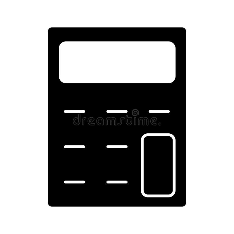 Adding Machine Vector Icon Which Can Easily Modify or Edit Stock Vector ...