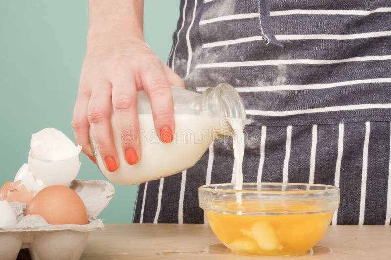 Adding milk stock image. Image of milk, nutrition, brown - 10967199
