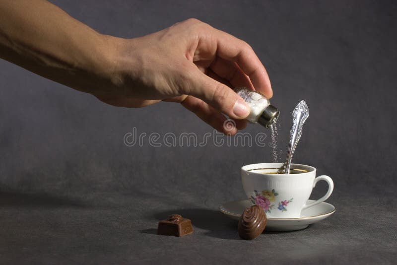 Adding poison to coffee stock photo. Image of poison, hands - 1824396