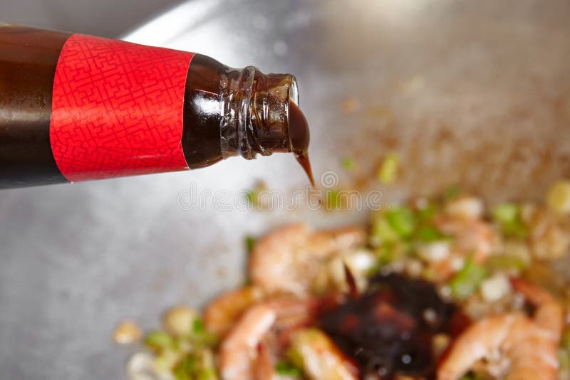 Adding sauce stock photo. Image of preparation, traditional - 51593306