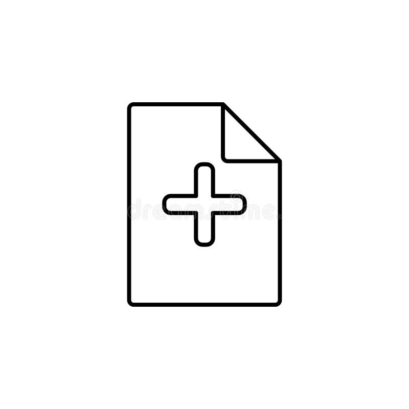 Adding a Sheet Icon. Element of Simple Icon for Websites, Web Design ...