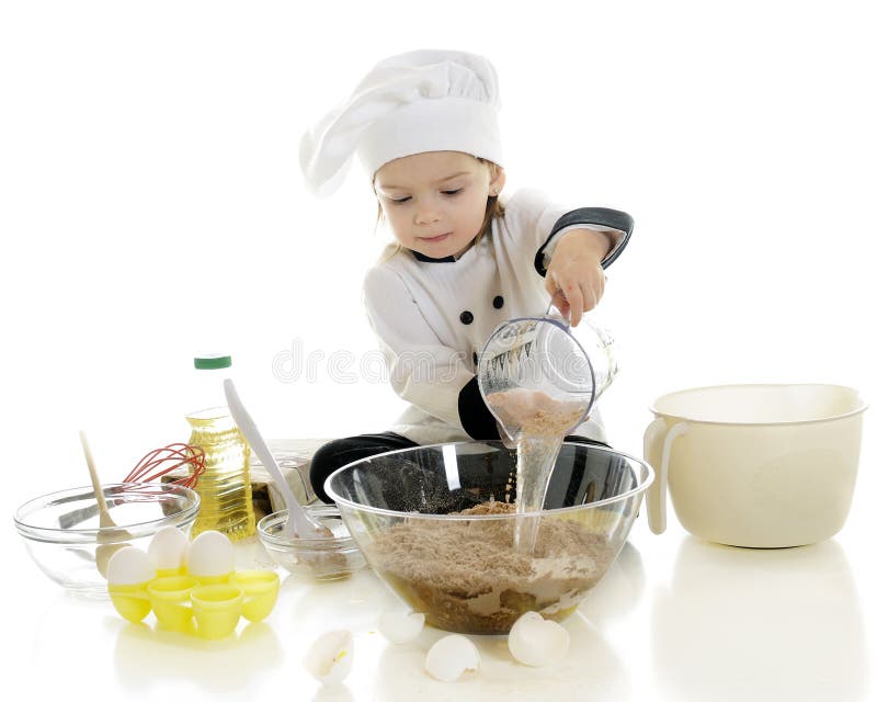 Adding Water to the Mix stock photo. Image of chocolate - 24638536