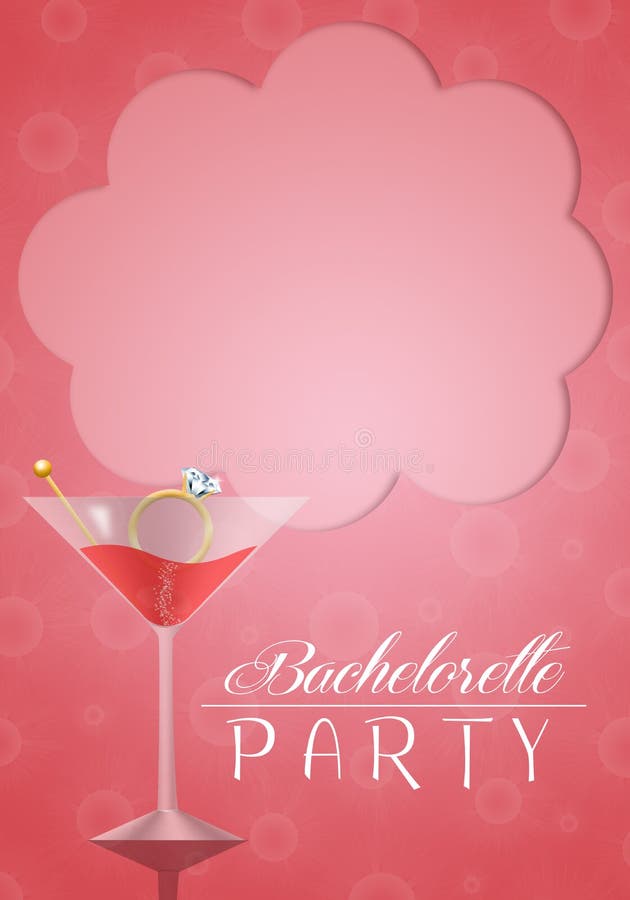 Addio al nubilato illustrazione di stock. Illustrazione di invito ...
