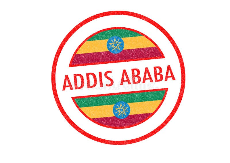 Addis Ababa Ethiopia Asia Icon Vector Art Design Skyline Night Flat ...