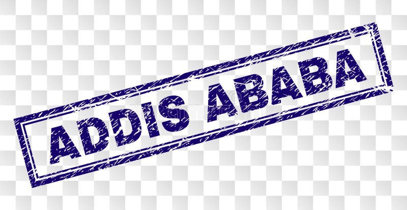 Grunge ADDIS ABABA Rectangle Stamp Stock Vector - Illustration of ...